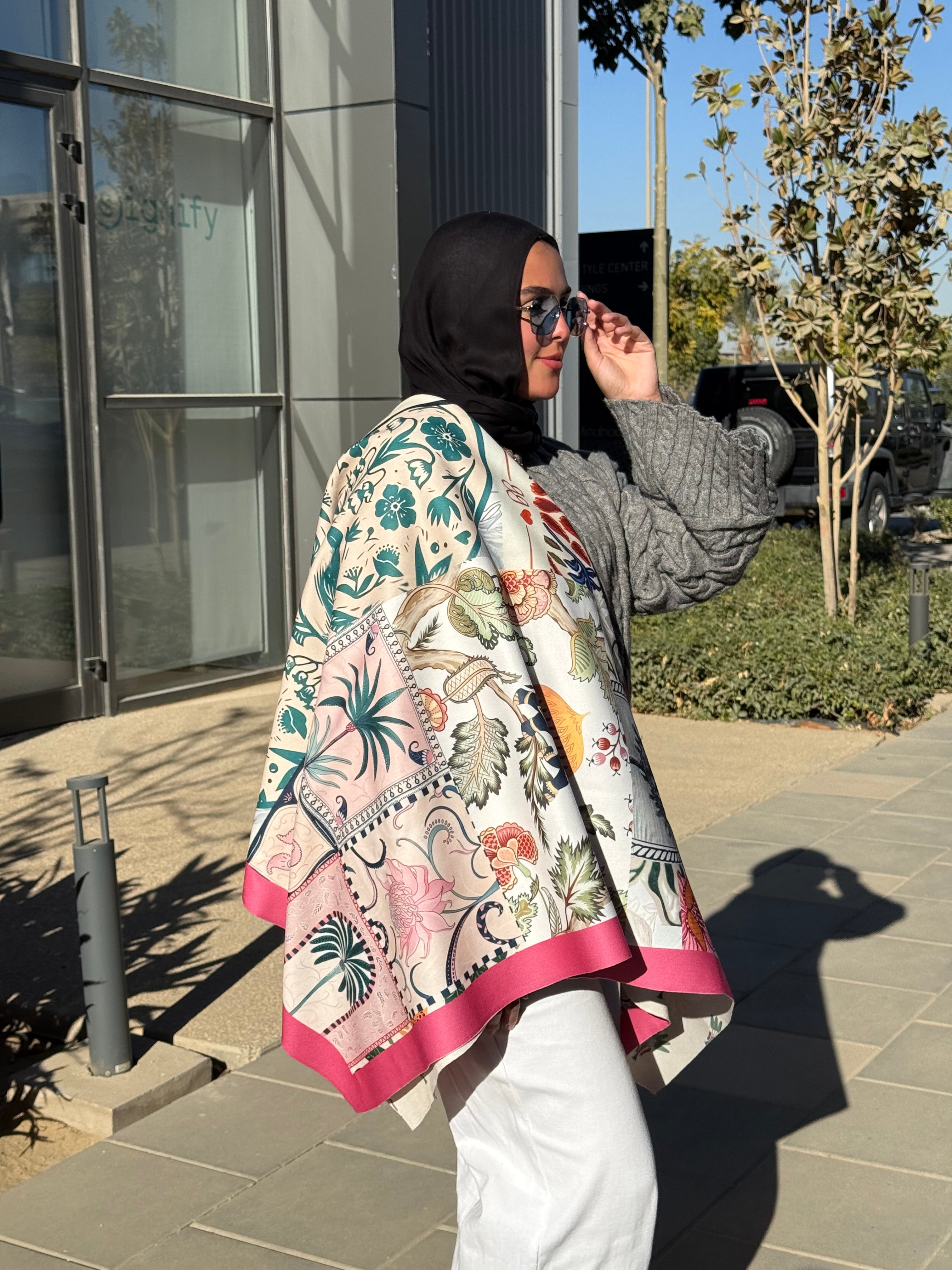 Pink Mirage Scarf – Nalla